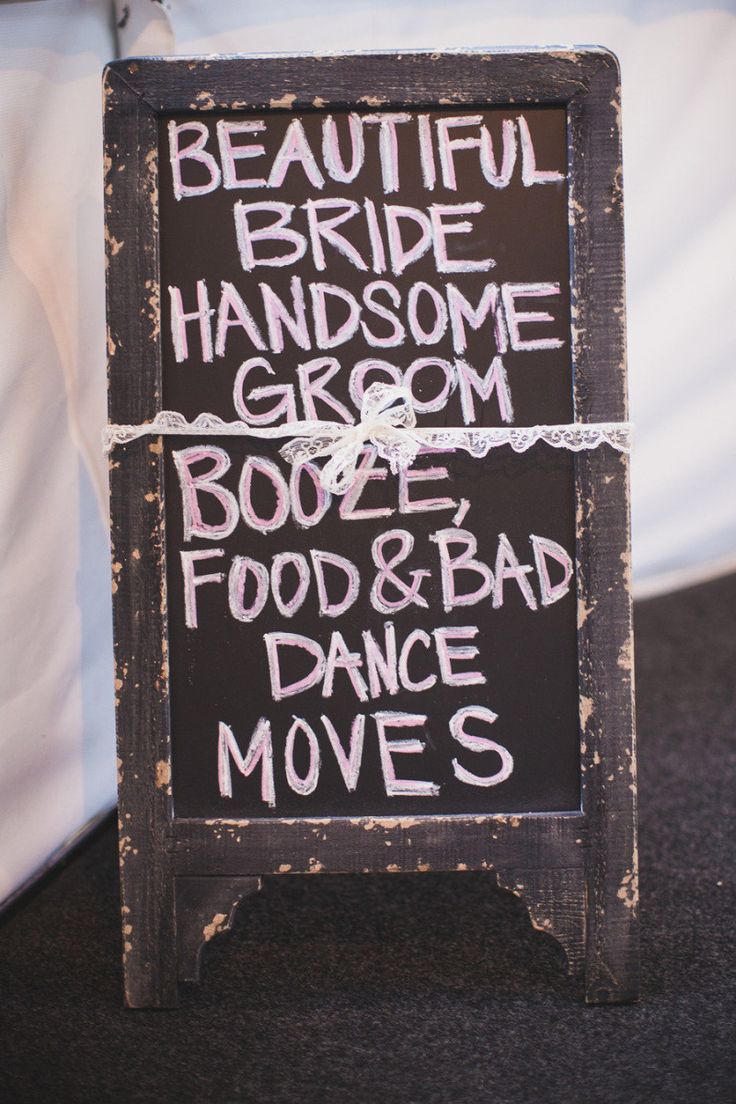 Pick One & Party: Creative Signs at Bars That Every Wedding Must Have ...