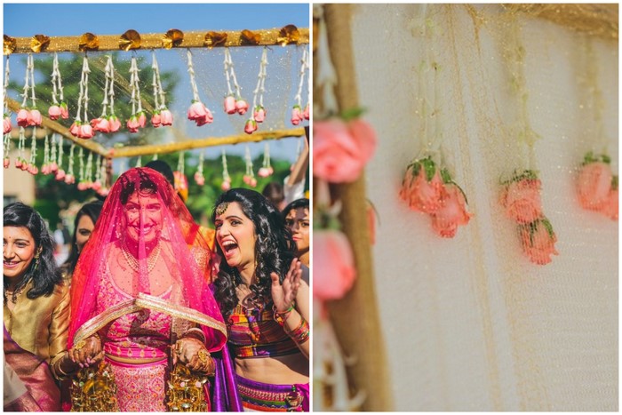 #BridalEntry: 14 Creative Ways To Do "Phoolon Ka Chaddar" Differently ...